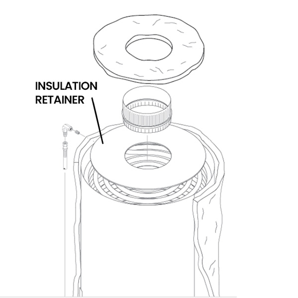 Insulation Retainer, NG/SM Top - Shop Pressure Washer Parts